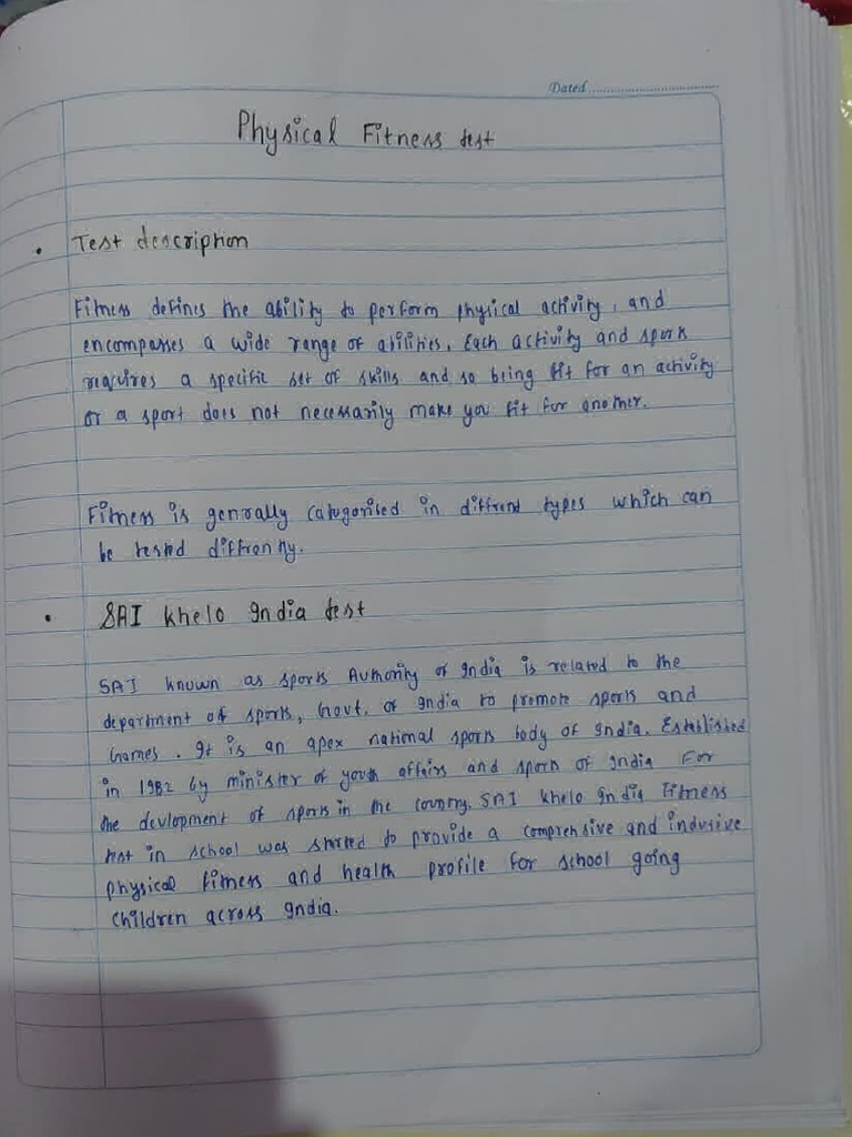 Physical Education Practical | PDF