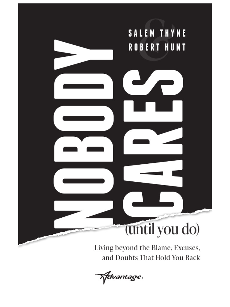 Nobody Cares Book Preview | PDF | Accountability | Empowerment