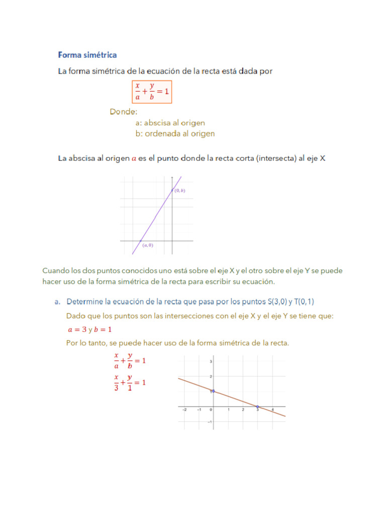 Ecuacion Simetrica - Explicación | PDF