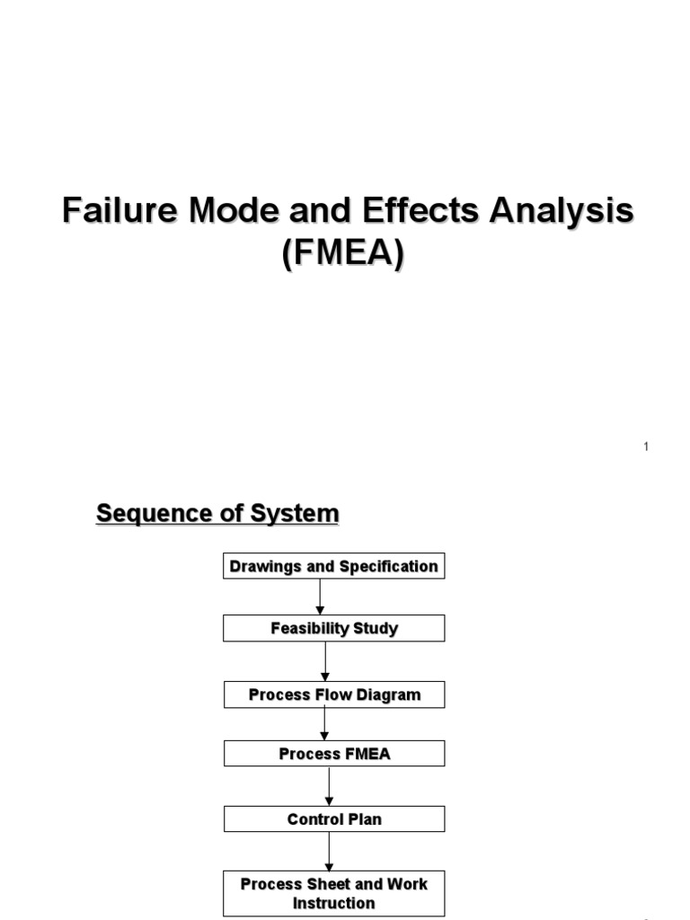 FMEA Overview and Process Guide | PDF | Engineering | Business