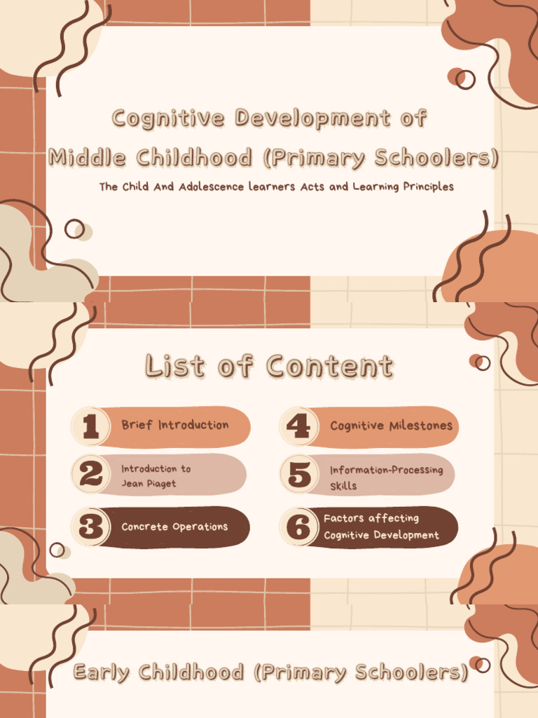 6CAD-Cognitive-Development-of-Middle-Childhood | PDF | Cognitive Development | Cognition