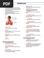 Respiratory System Study Guide | PDF | Exhalation | Respiratory Tract