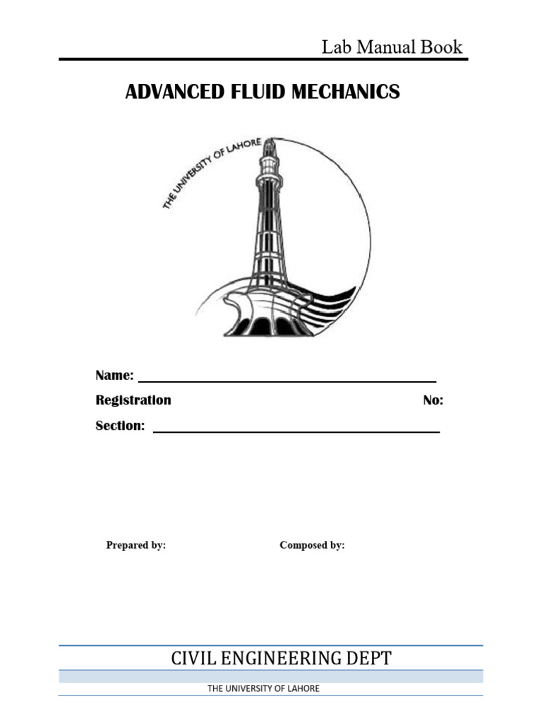 AFM Lab. Manual | PDF | Reynolds Number | Fluid Dynamics