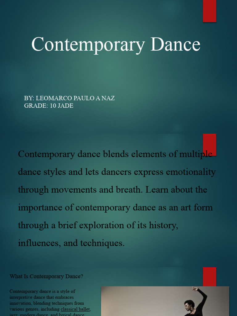 Contemporary Dance | PDF