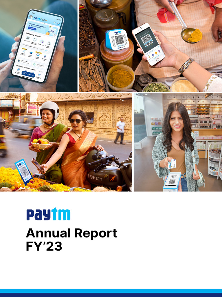 Paytm Annual Report 2023 | PDF | Credit Card | Financial Inclusion