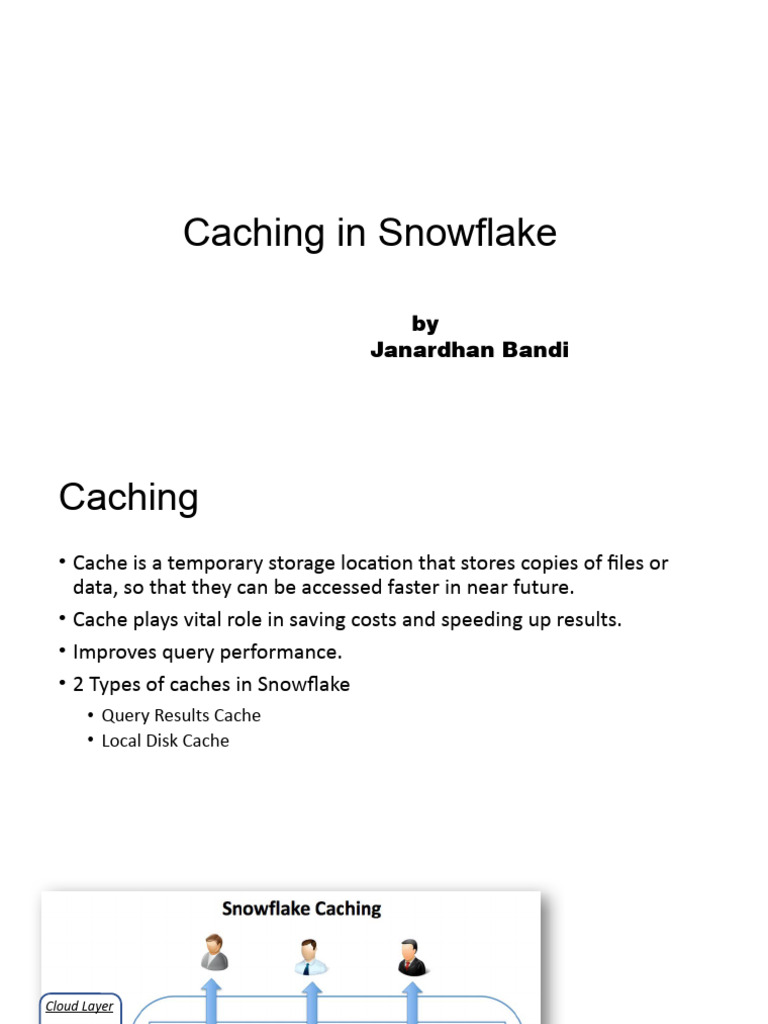 Caching in Snowflake | PDF | Computers