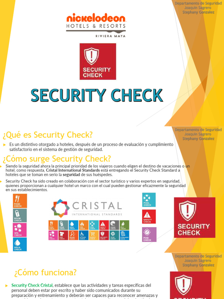 Certificación Security Check en Hoteles | PDF | Valores | Acoso sexual