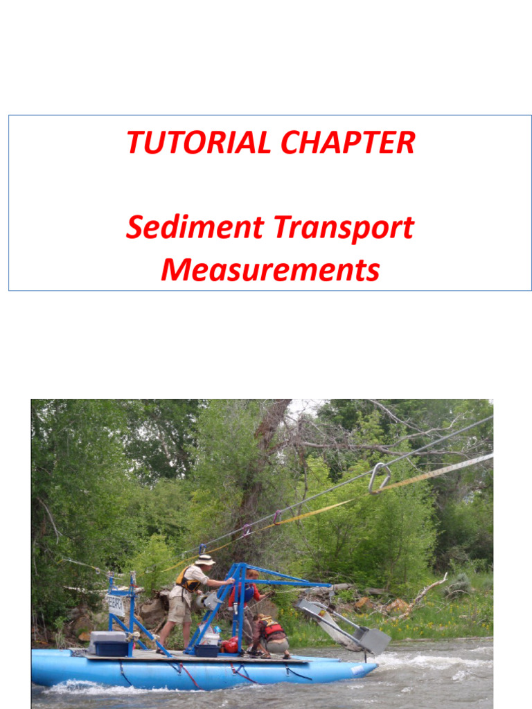 Tutorial Chapter - Sediment Transport Measurement | PDF | Sediment ...