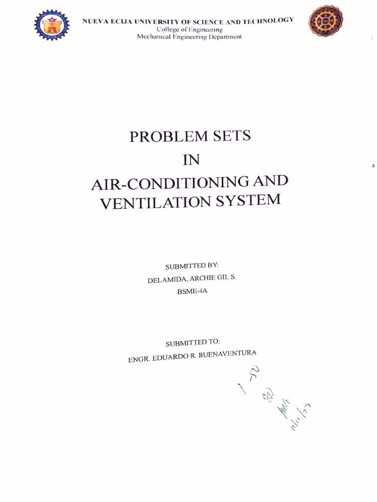 1-50 Prob Set Hvac, Delamida | PDF