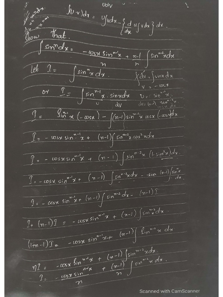 Integral Calculus Question Solutions. | PDF