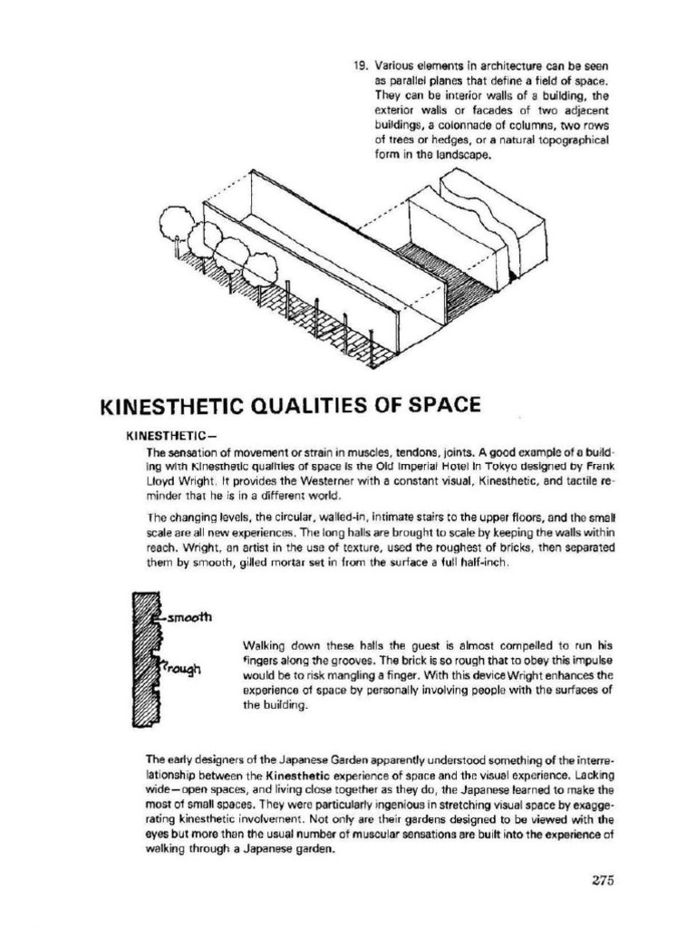 Kinesthetic Quality of Space | PDF