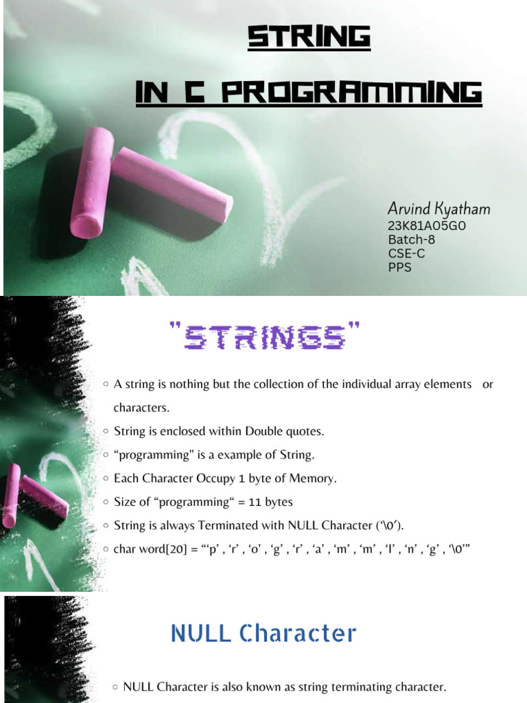 CP String | PDF | String (Computer Science) | Data Type