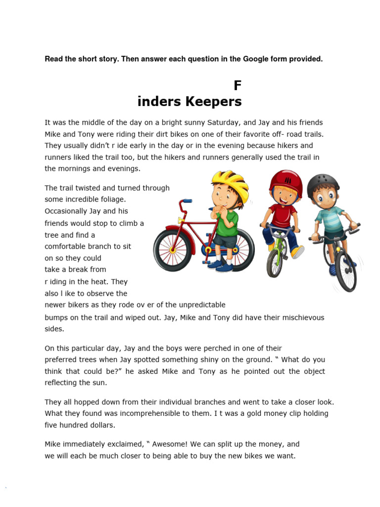 FICTION NARRATIVE TEXT | PDF