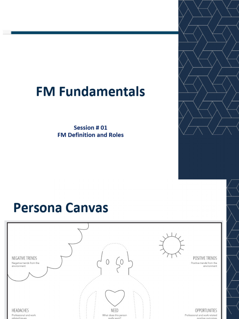 Session 1 FM Fundamentals - Definition and Roles 06052023 | PDF ...