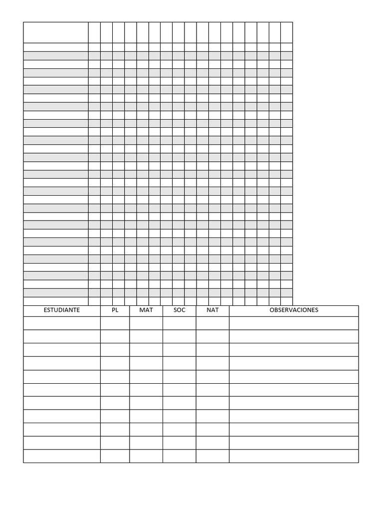 Planillas 2024 Notas | PDF