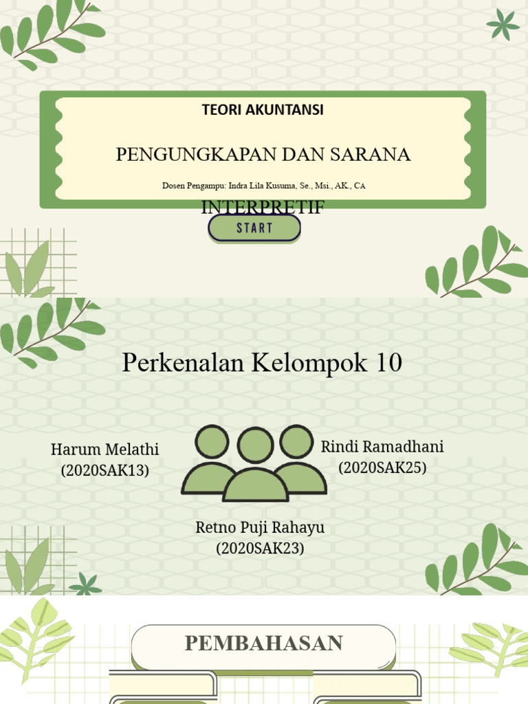 Pengungkapan & Sarana Interpretif | PDF | Karier & Perkembangan | Bisnis
