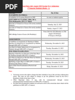 Semester 01 ODL Academic Calendar | PDF | Academic Term | Academia