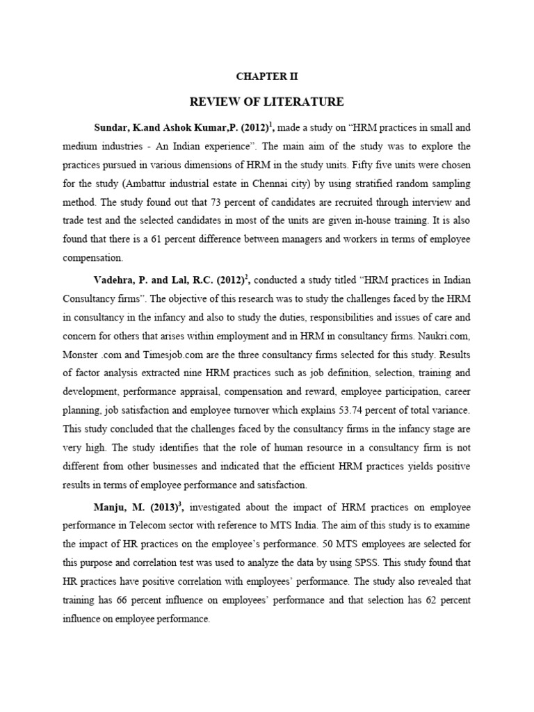 Review Writing Format | PDF