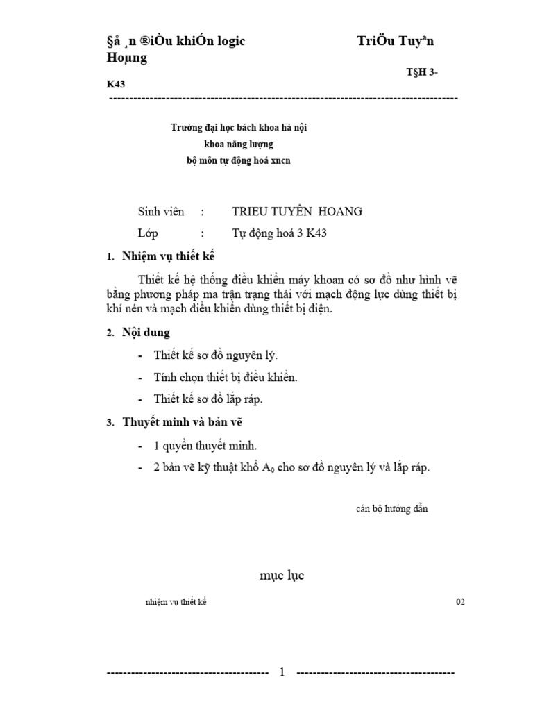 De Tai Thiet Ke He Thong Truyen Dong May Khoan Pdf 