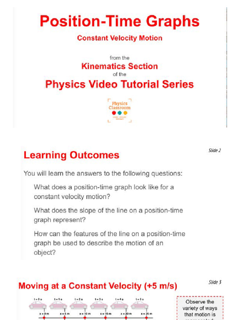 Kinematics Part 2 | PDF