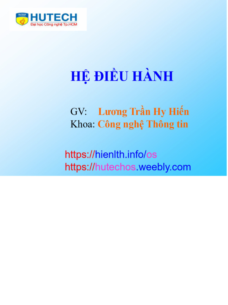 Slide HDH Hutech | PDF