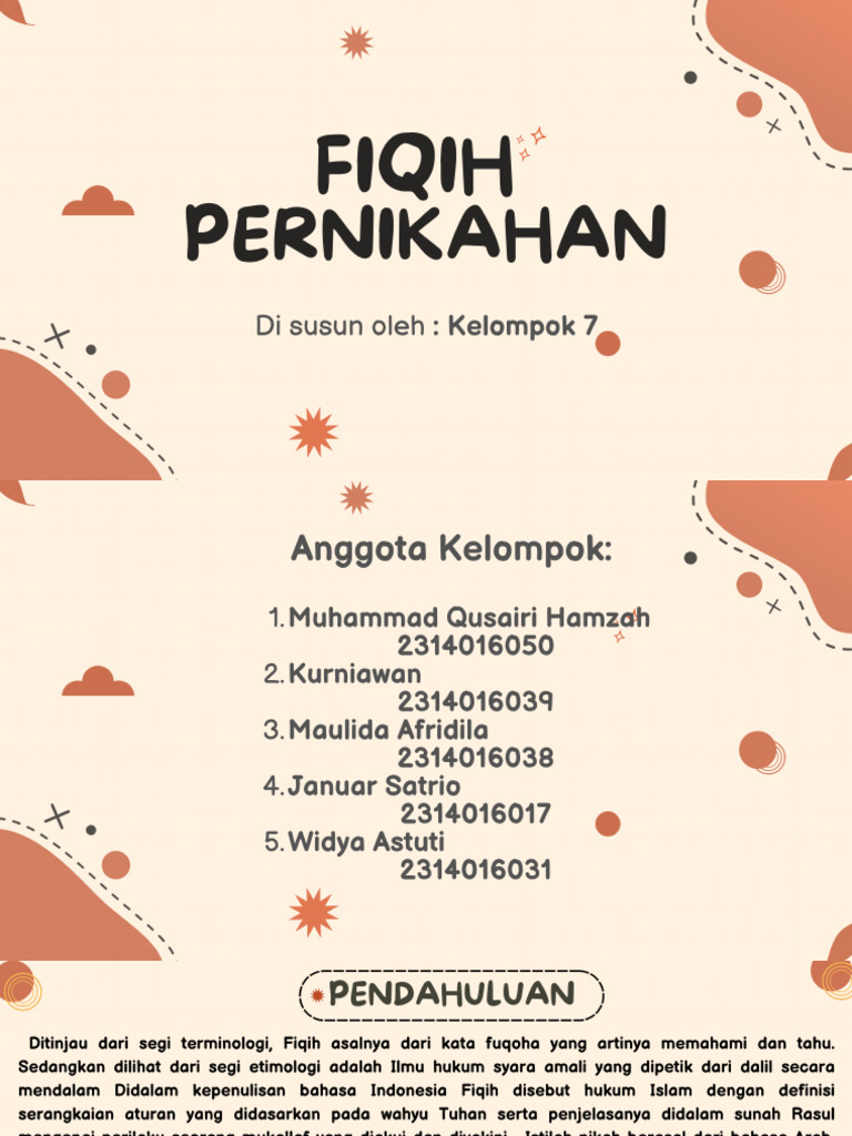 Ppt Fiqih Pernikahan Pdf