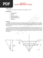 Lab Manual 2 Rectangular and Triangular Notches | PDF | Gases ...