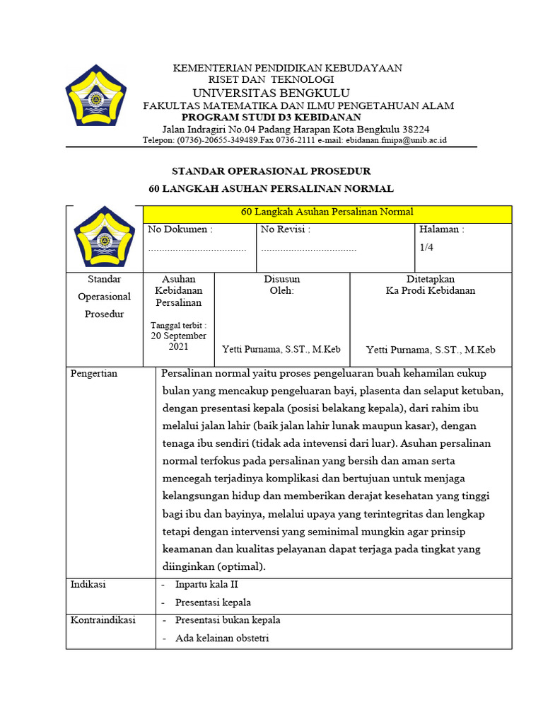 Sop Apn | PDF | Kesehatan Holistik