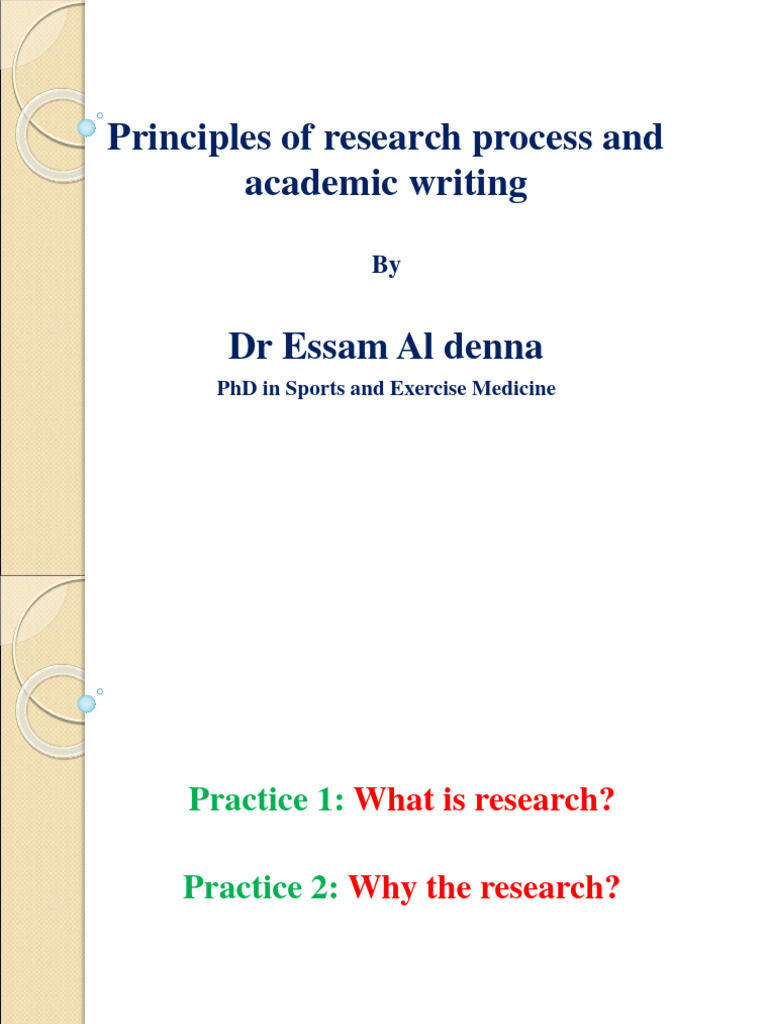 Academic Writing & Research Guide | PDF | Level Of Measurement | Cognition