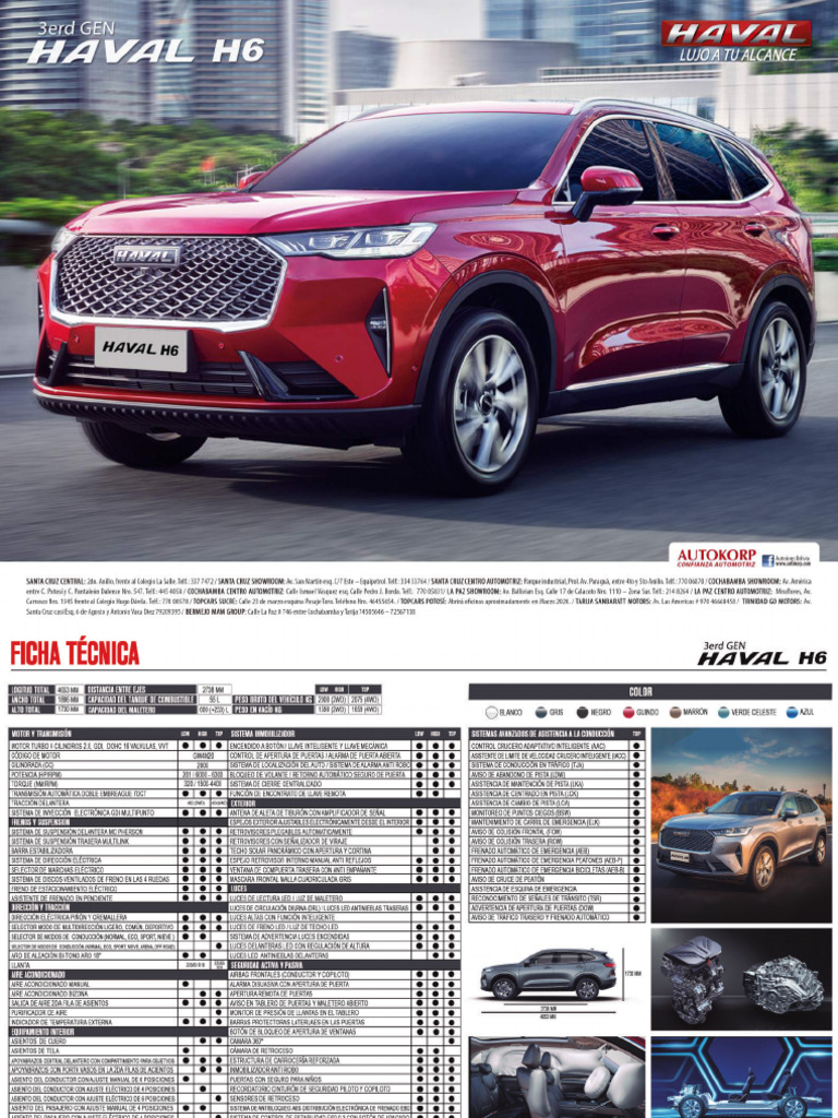 2 Catalogo Haval h6 3.0 | PDF