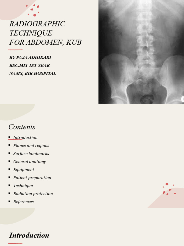 Abdomen Kub Presentation (Autosaved) | PDF | Liver | Peritoneum