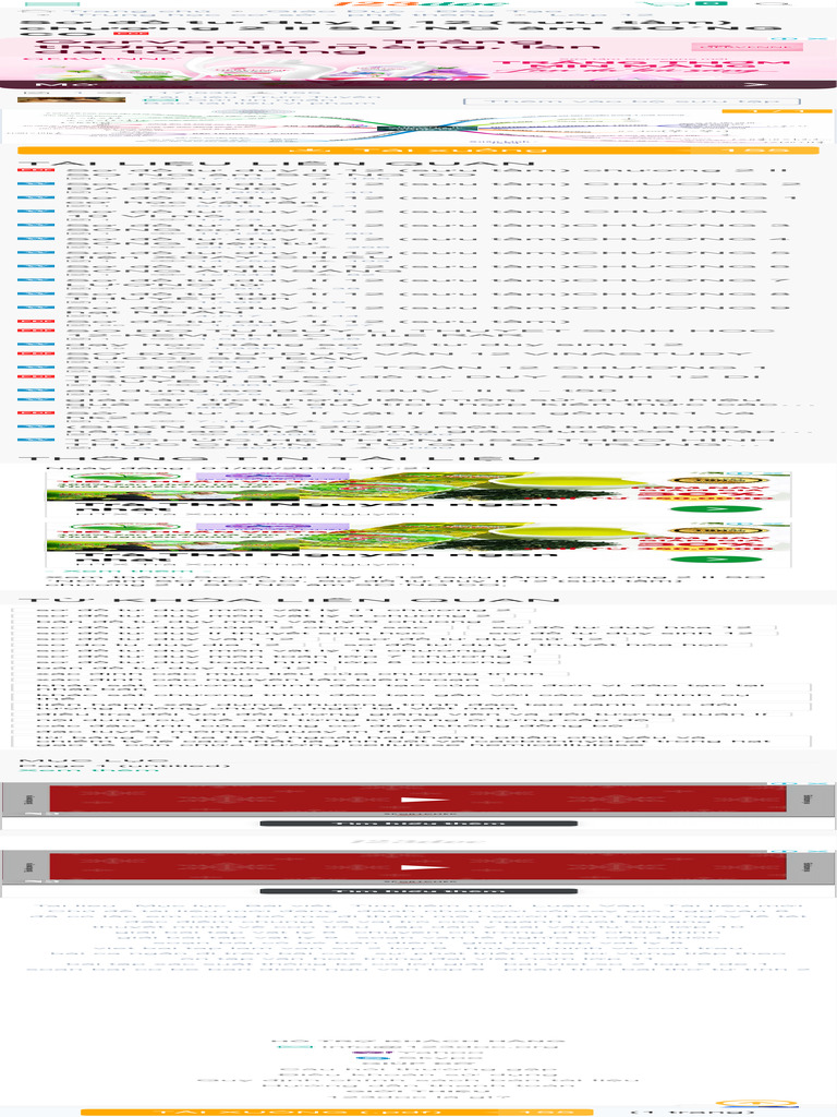 Sơ đồ tư duy lí 12 (sưu tầm) chương 2 II SO´NG âm SO´NG CO | PDF