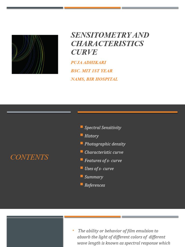 C-Curve and Senitometry | PDF | Exposure (Photography) | Logarithm