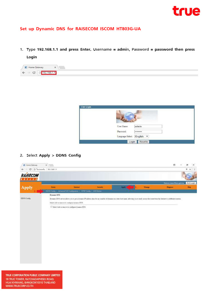 ISCOM HT803G-UA Dns E | PDF