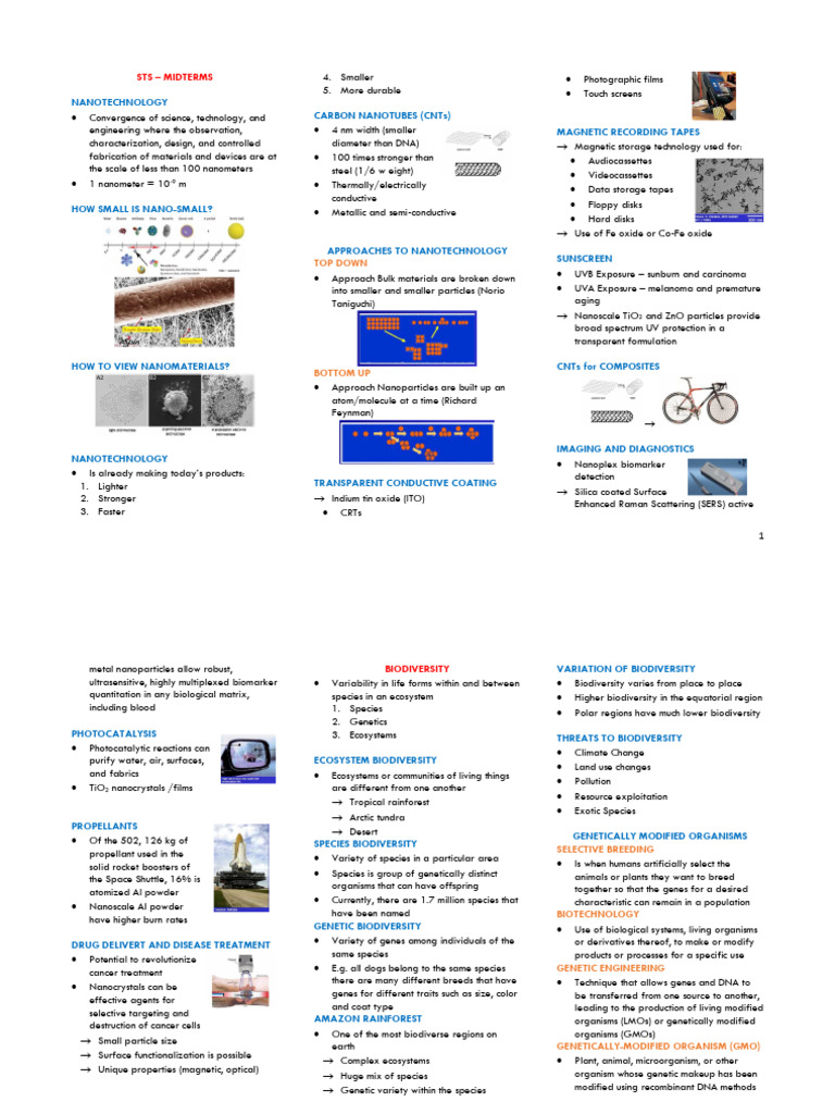 Sts Midterms | PDF | Genetically Modified Organism | Gene Therapy