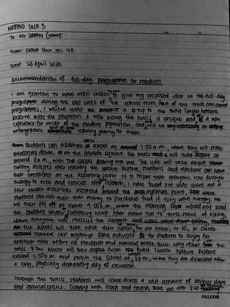 English Writing Task 5 | PDF