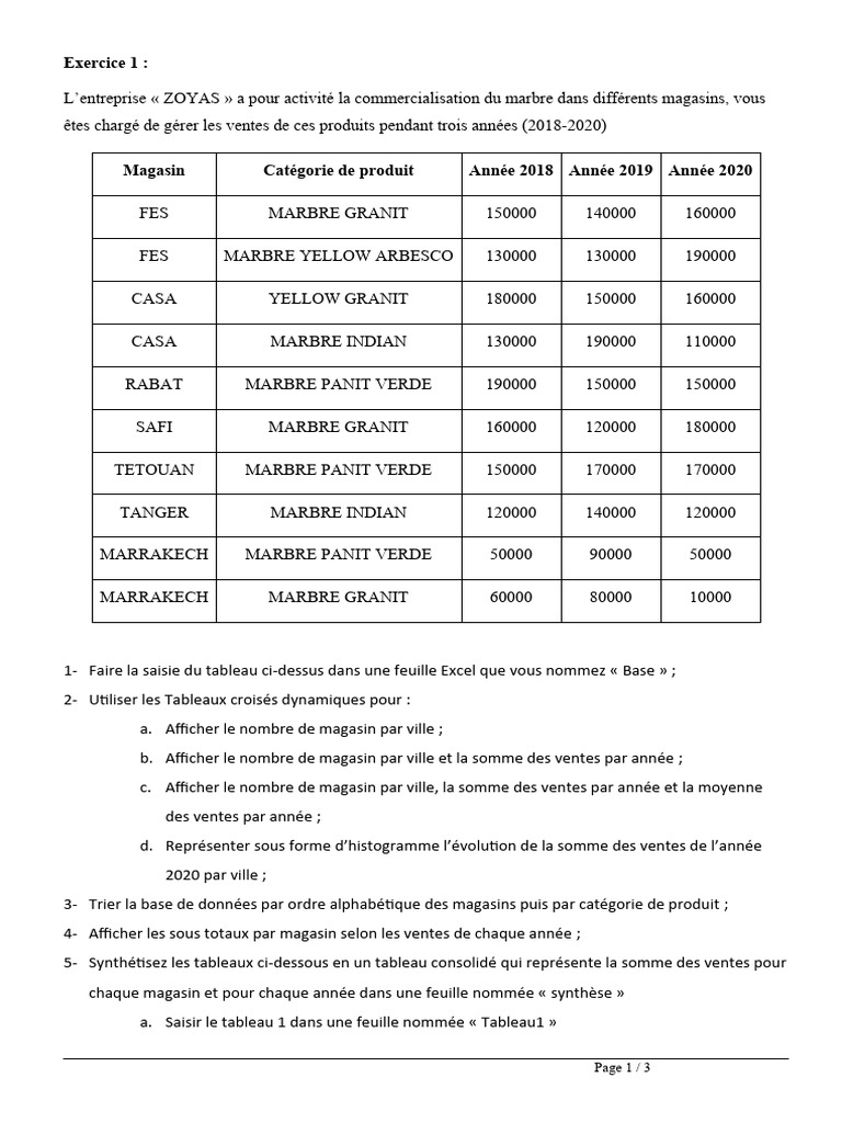 TP Excel | PDF TP Excel | PDF