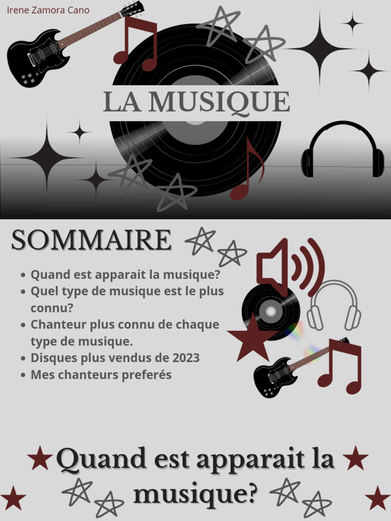 Les Genres Musicaux et Leurs Icônes | PDF