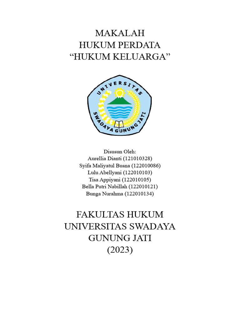 Makalah Hukum Keluarga | PDF