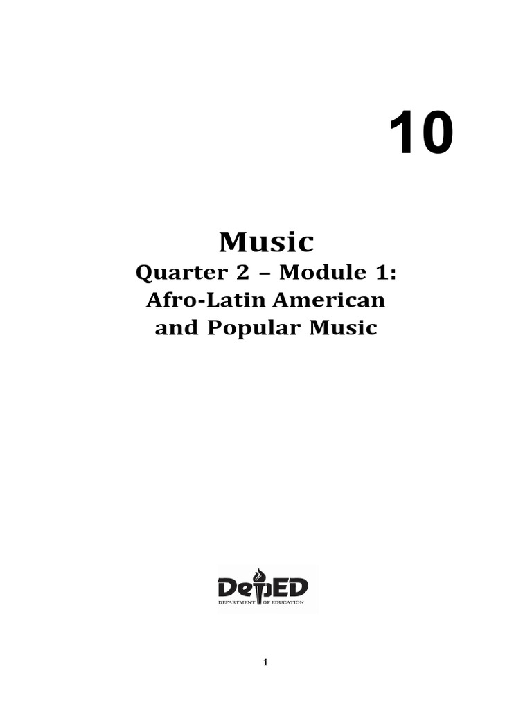 Q2 - MUSIC 10 - Module | PDF