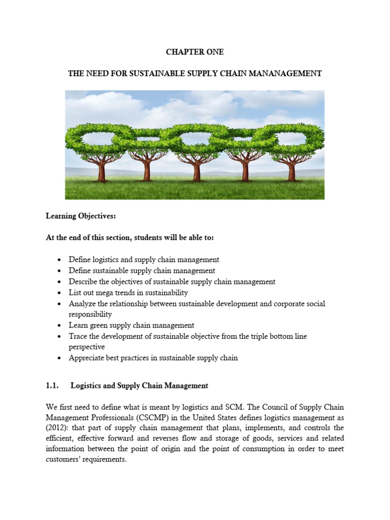 Chapter One. SSCM, handout (2) | PDF