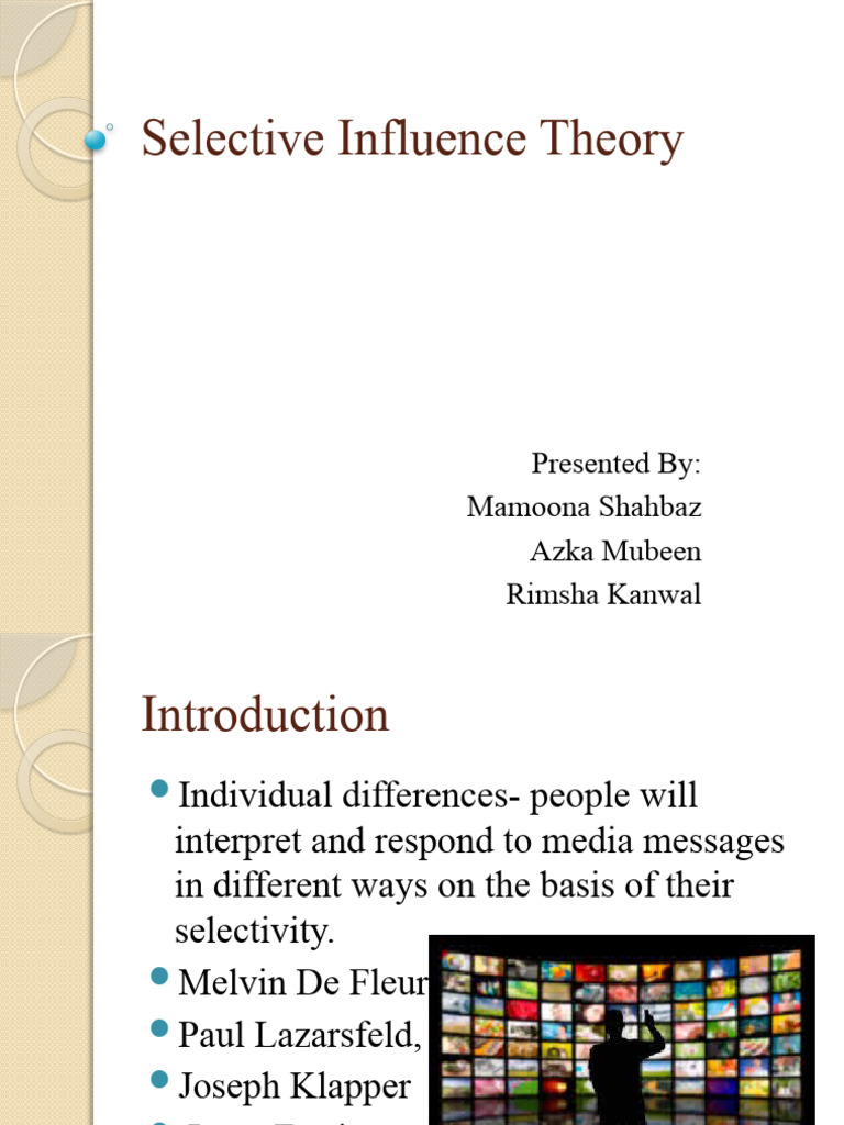 Selective Influence Theory-1 | PDF | Science & Mathematics