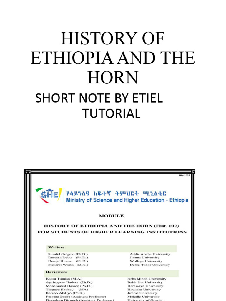 History of Ethi-Wps Office | PDF | Historiography | Nile