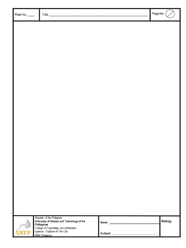 Plates Template | PDF