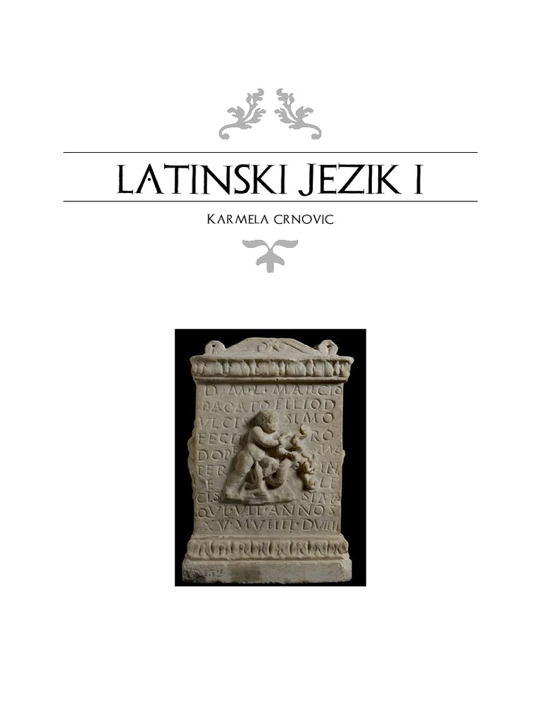 Latinski Jezik I - Karmela | PDF