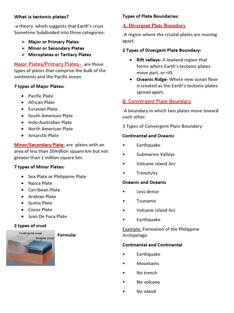 What Is Tectonic Plates | Download Free PDF | Plate Tectonics | Earth ...
