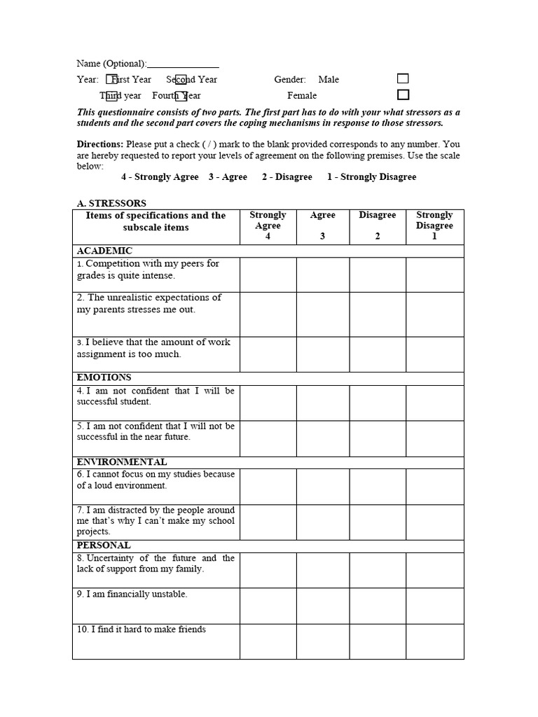 Research Instrument | PDF