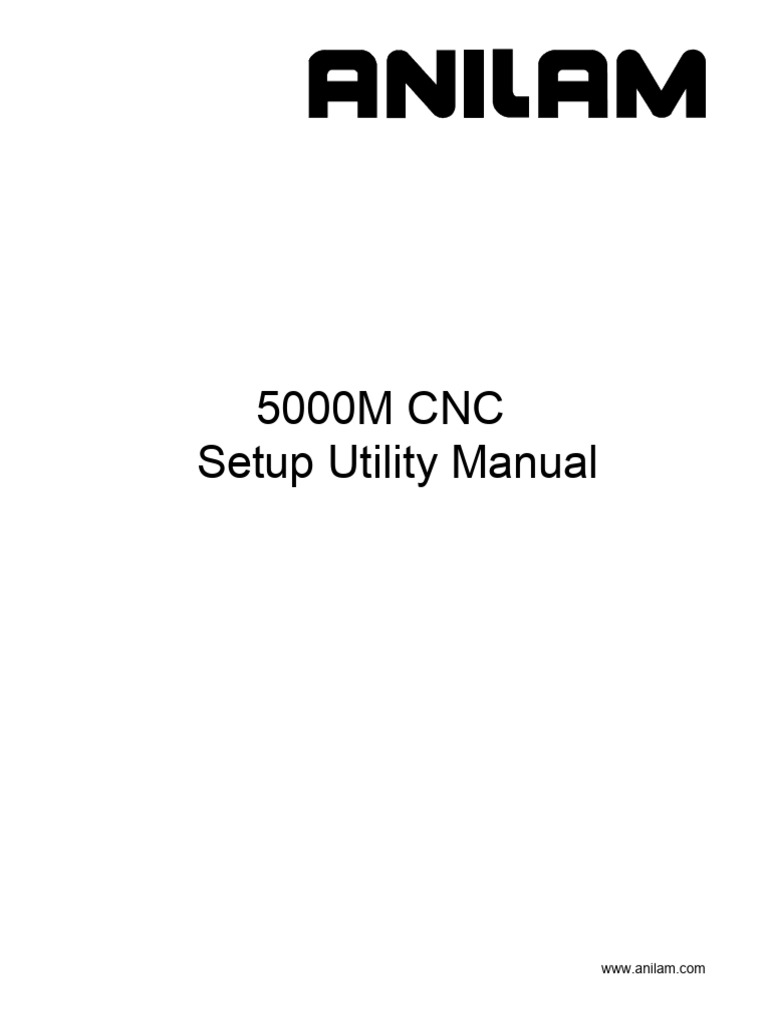 Anilam 5000 Service Manual | Download Free PDF | Numerical Control | Parameter (Computer ...