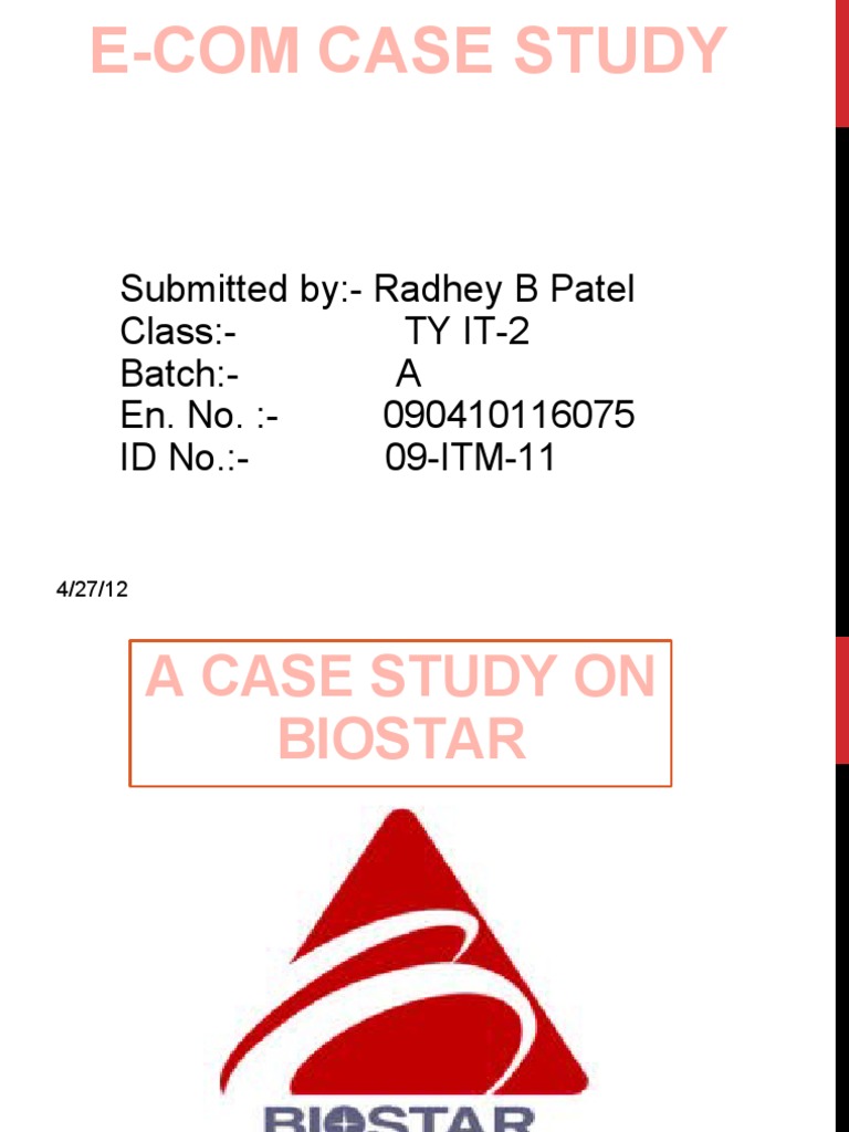 A Case Study On Biostar | PDF | Economies | Hardware
