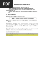 Visual Arts Lesson Plan - Grade 5 ACTs | PDF | Lesson Plan | Design